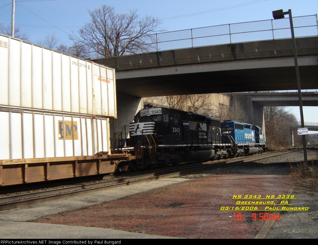 NS 3343 SD40-2 NS 3338 SD40-2 03/16/2006